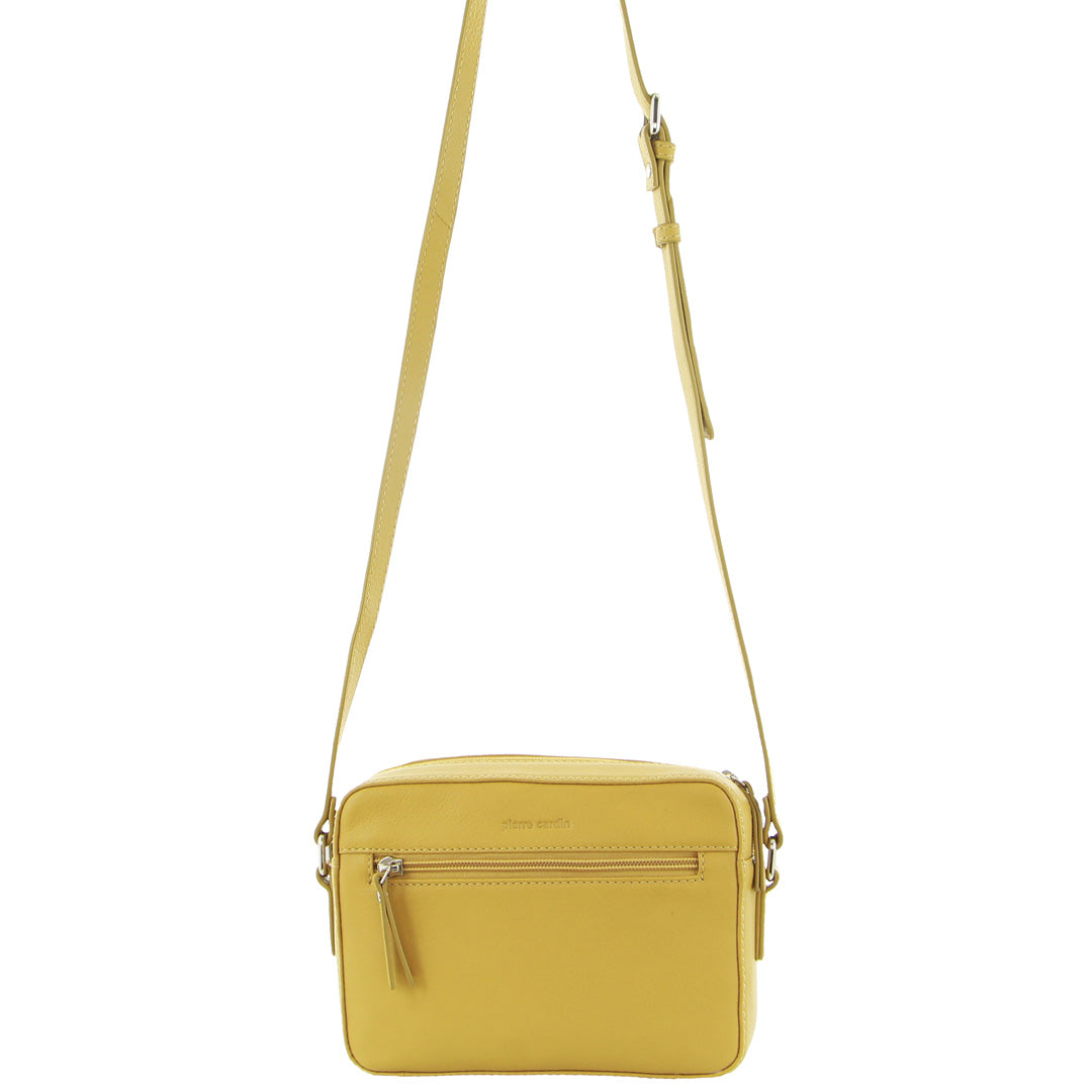 Pierre Cardin Leather Stitch-Design Camera Bag - Yellow – Tom & Bridget ...