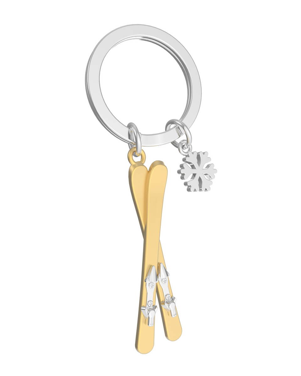 Ski Keychain with Snowflake Charm – Tom & Bridget Boutique